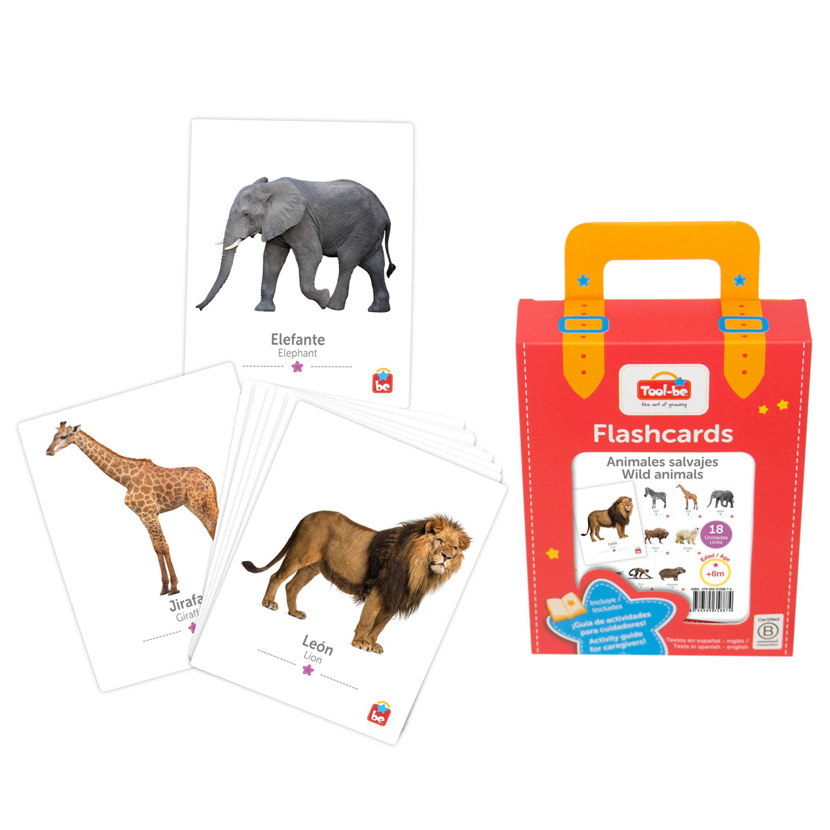 Wild Animals Flashcards – Tool-be