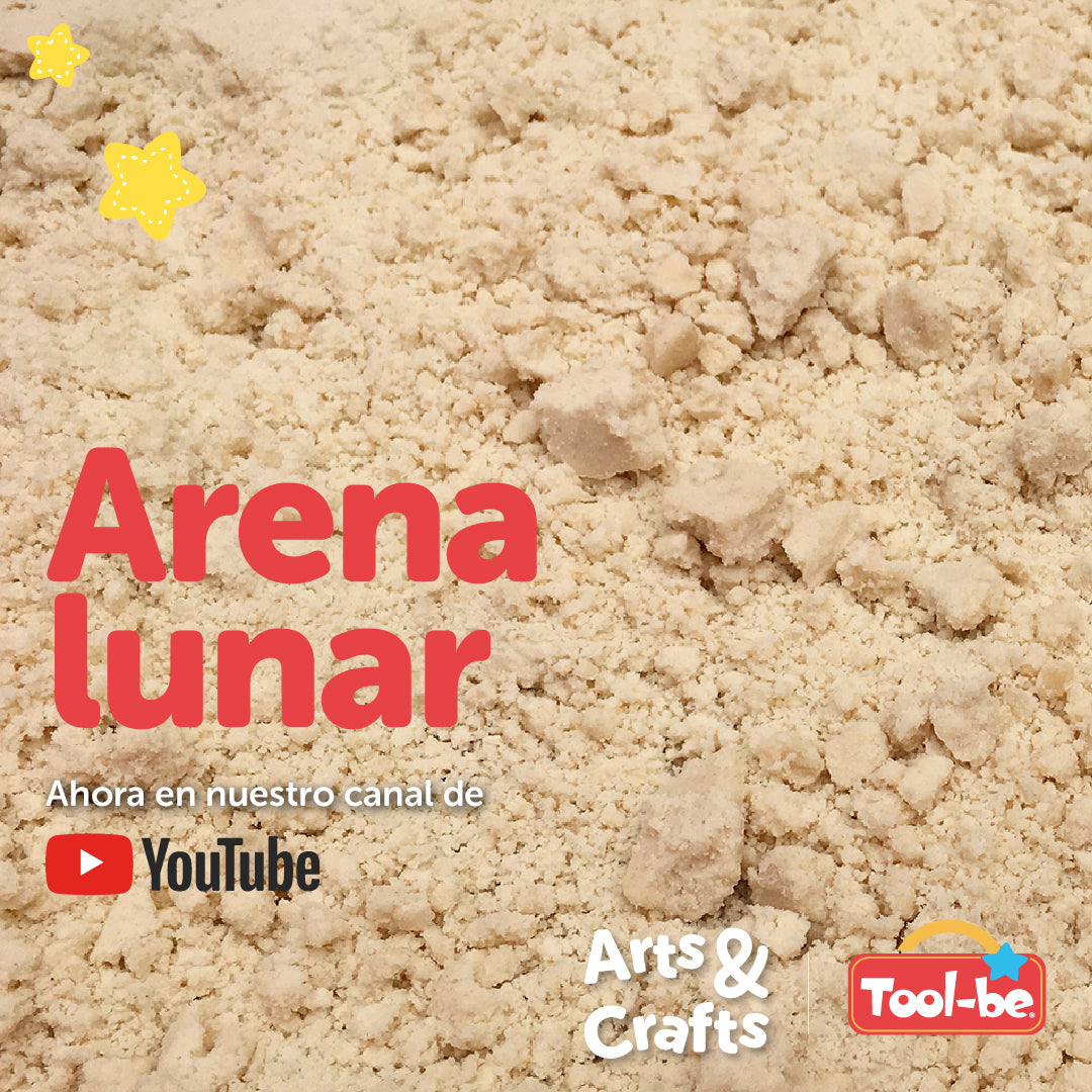 ¿Cómo hacer arena lunar? | Actividades sensoriales – Tool-be